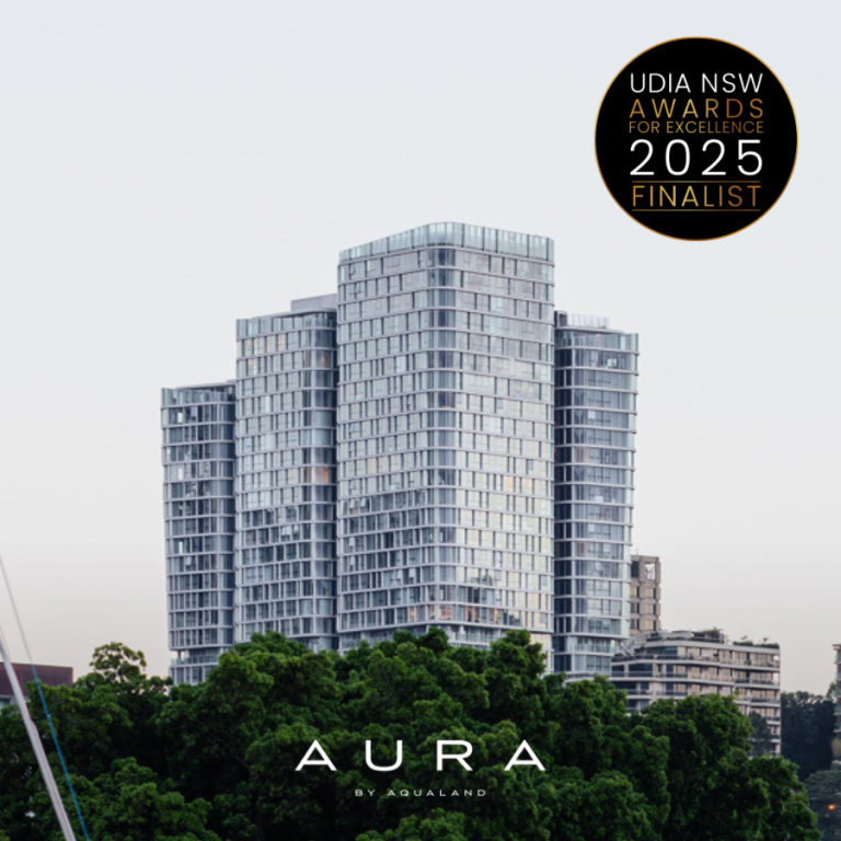 AURA by Aqualand shortlisted as Finalist at the 2025 UDIA NSW Awards - Aqualand Australia